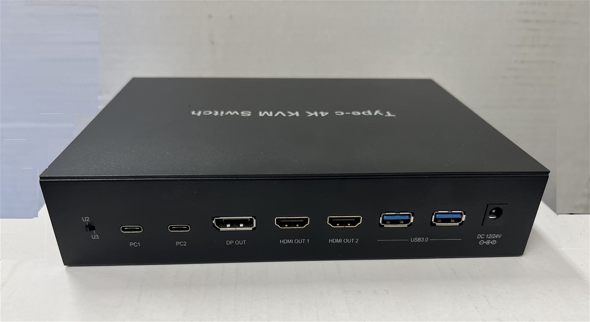 2 Port USB-C KVM Switch