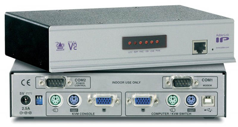 ADDERLink IP - VNC Based KVM over IP Stand Alone KVM via IP/RS232